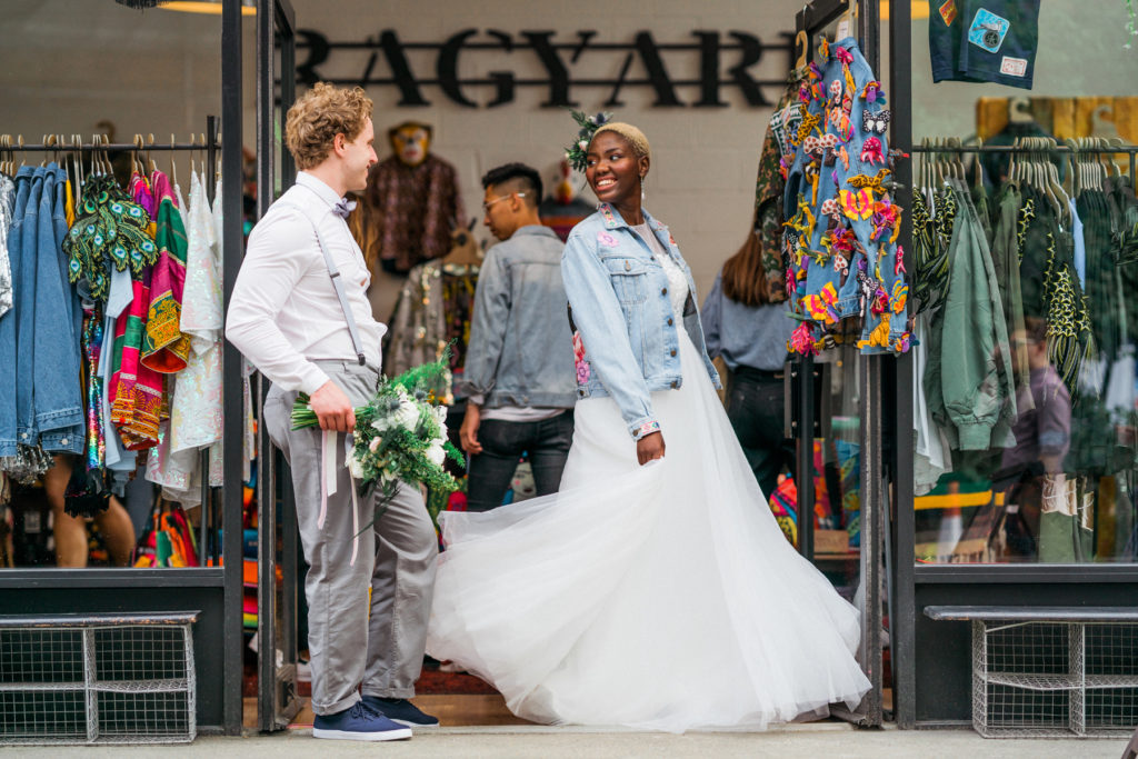 Urban City Wedding Inspiration in Colourful Shoreditch - Magpie Wedding