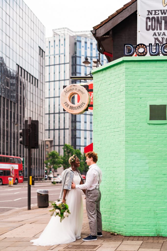 Urban City Wedding Inspiration in Colourful Shoreditch - Magpie Wedding