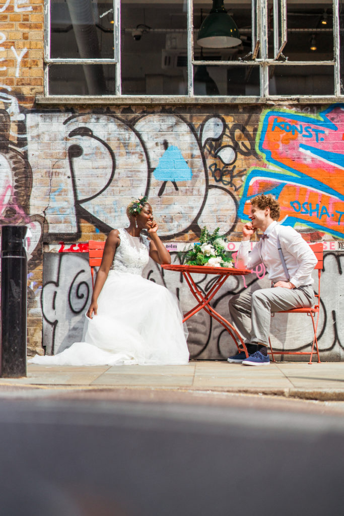 Urban City Wedding Inspiration in Colourful Shoreditch - Magpie Wedding