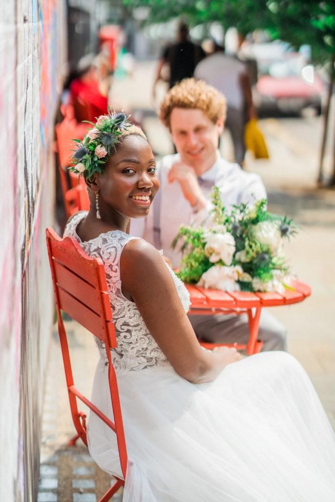 Urban City Wedding Inspiration in Colourful Shoreditch - Magpie Wedding