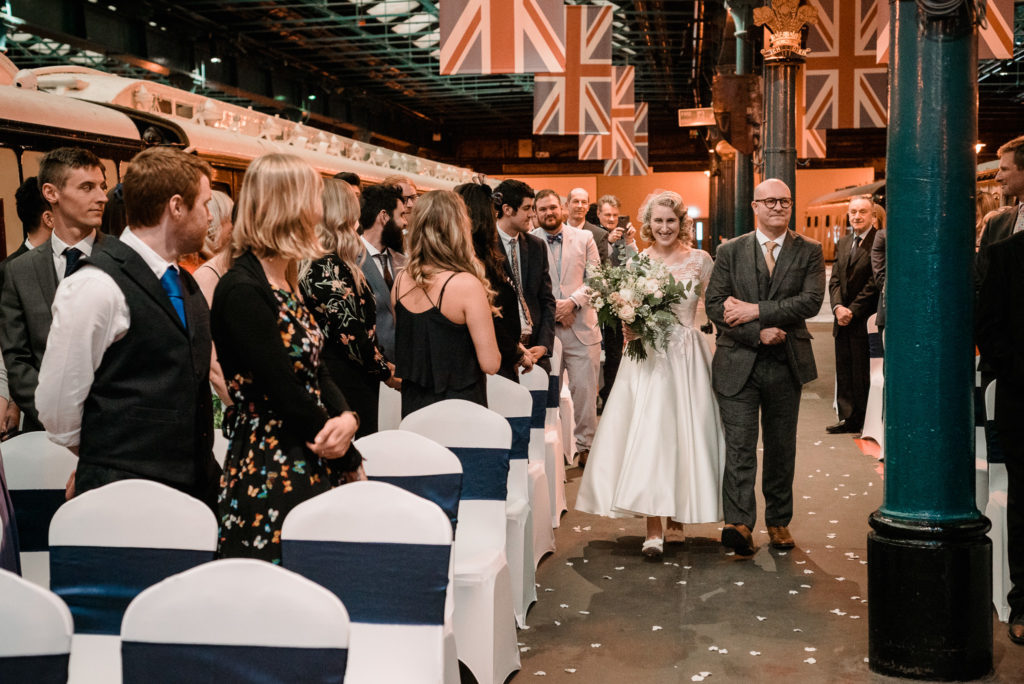 A Railway Museum Wedding with DIY Touches and Vintage Style - Magpie ...
