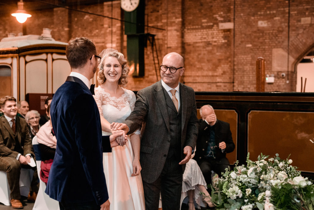 A Railway Museum Wedding with DIY Touches and Vintage Style - Magpie ...