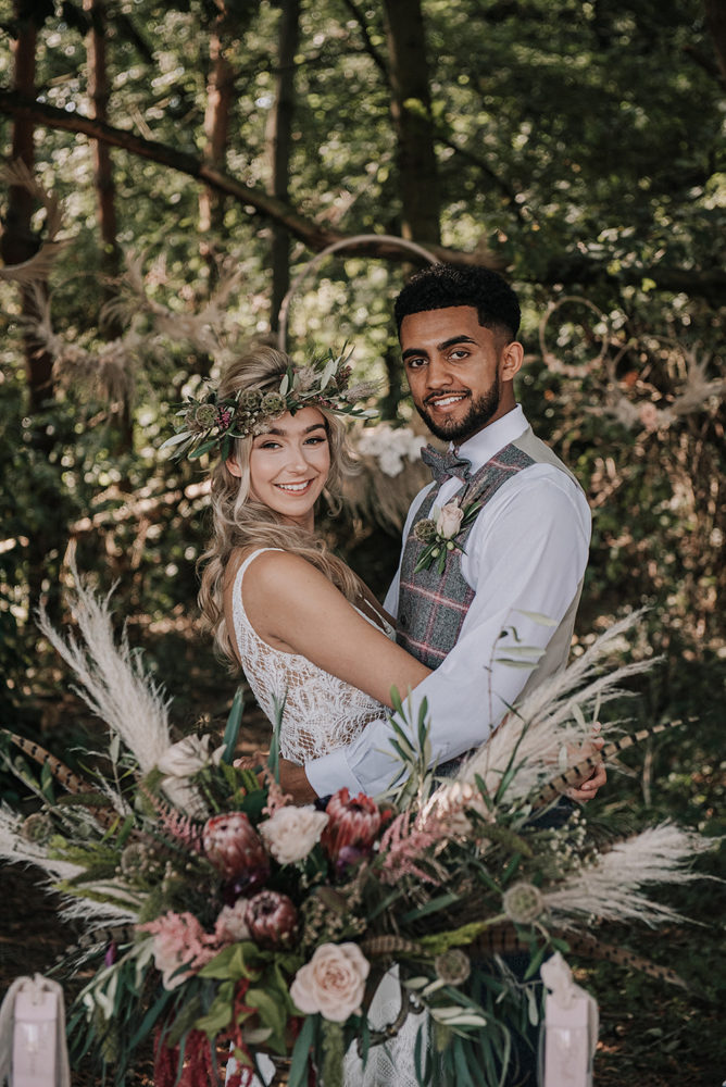 Boho Wedding With Hand Fasting Ceremony at All Manor of Events Suffolk