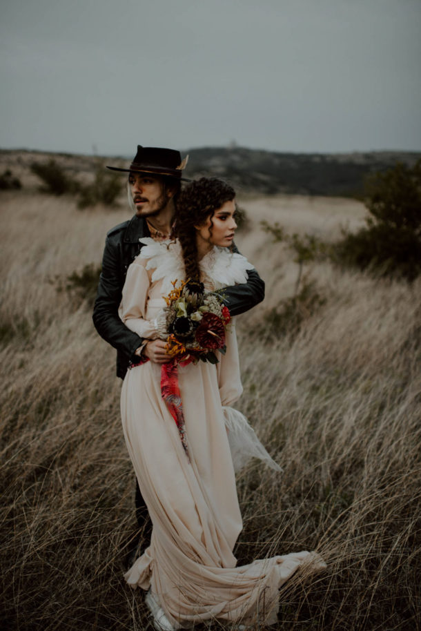 Eclectic Wedding Inspiration With Bespoke Wedding Dress