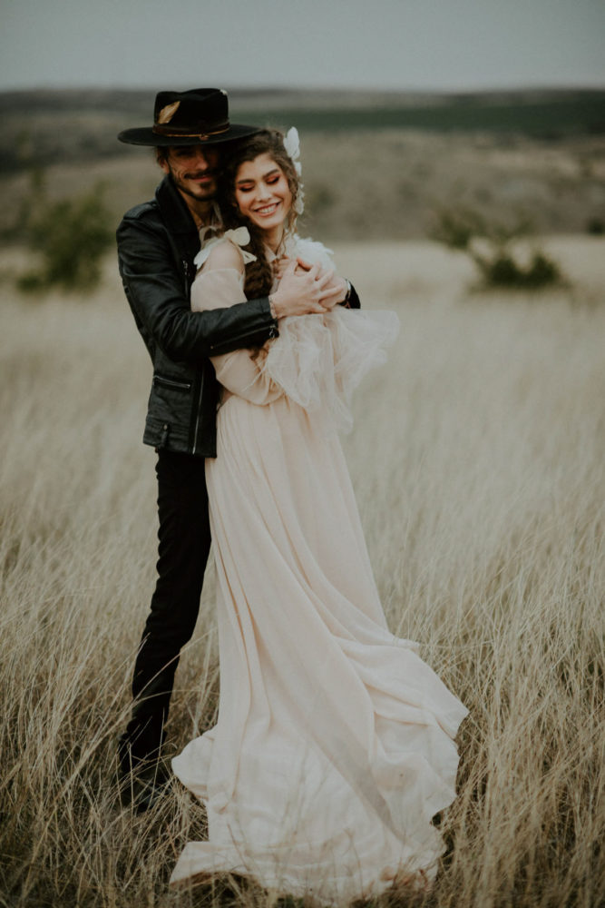 Eclectic Wedding Inspiration With Bespoke Wedding Dress