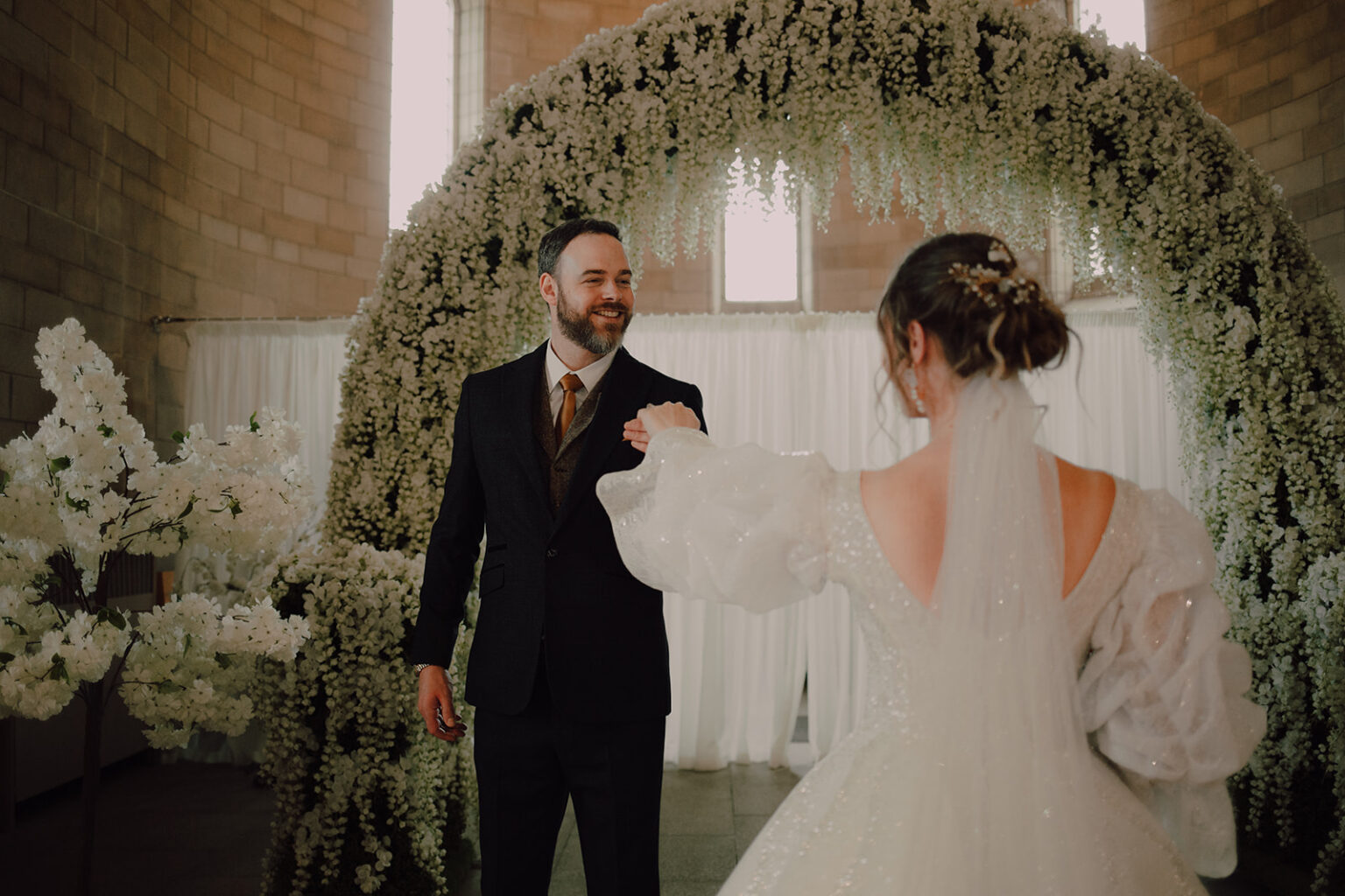 Intimate Autumn Wedding With Pre-Loved Wedding Dress At Sneaton Castle
