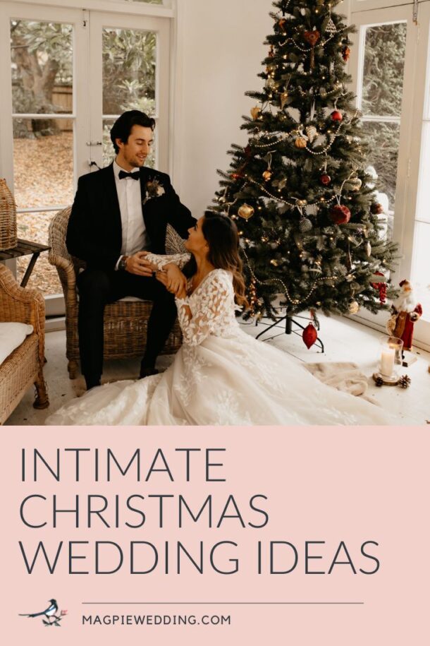 Intimate Christmas Wedding With Celestial Styling - Magpie Wedding